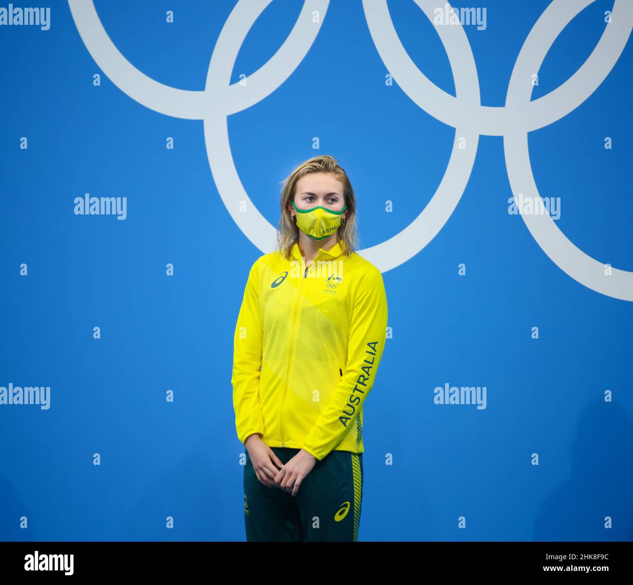 July 26th 2021 Tokyo Japan Ariarne Titmus Of Australia Wins The