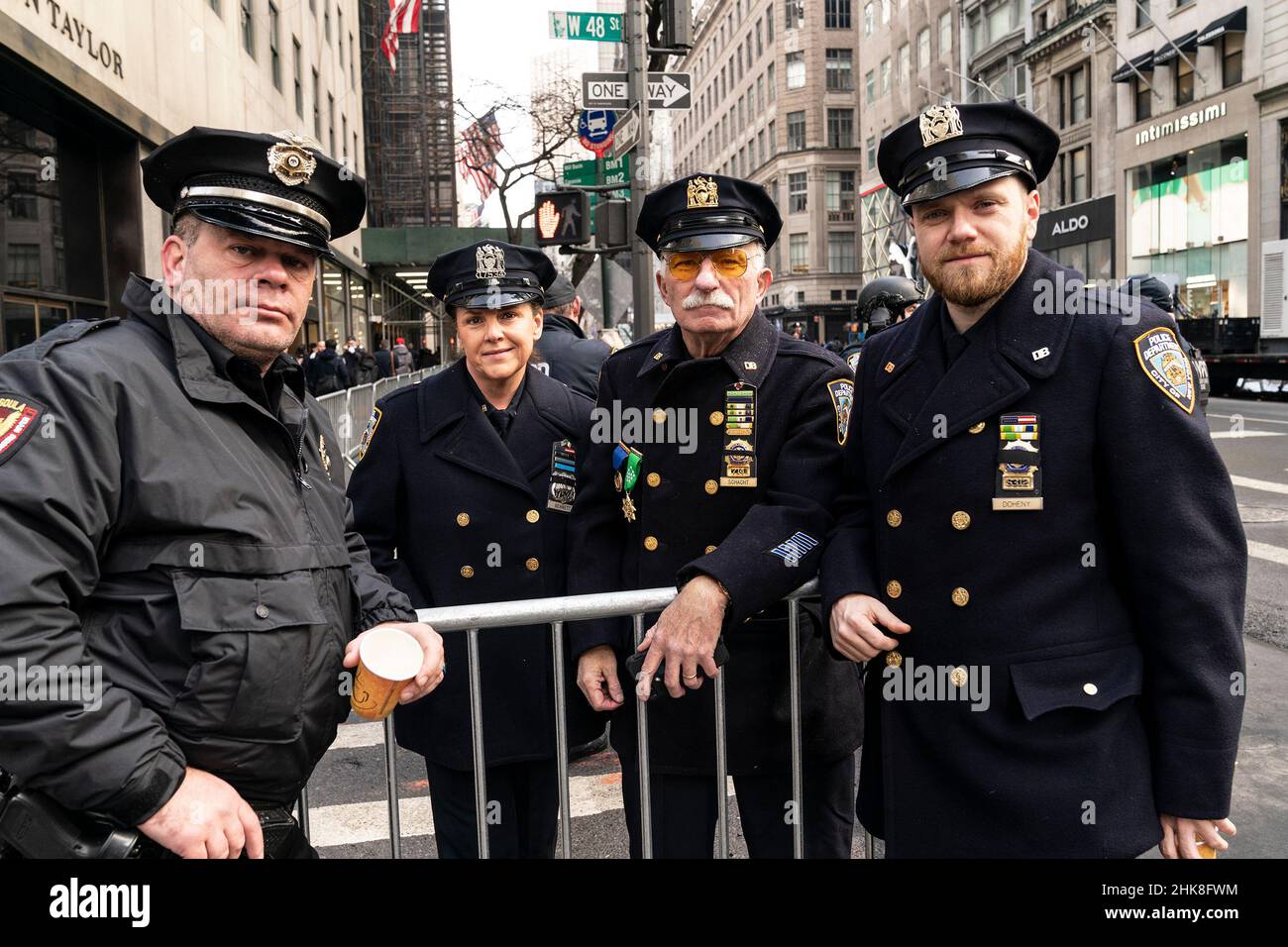 Funeral was held at Saint Patrick's Cathedral for the fallen police ...