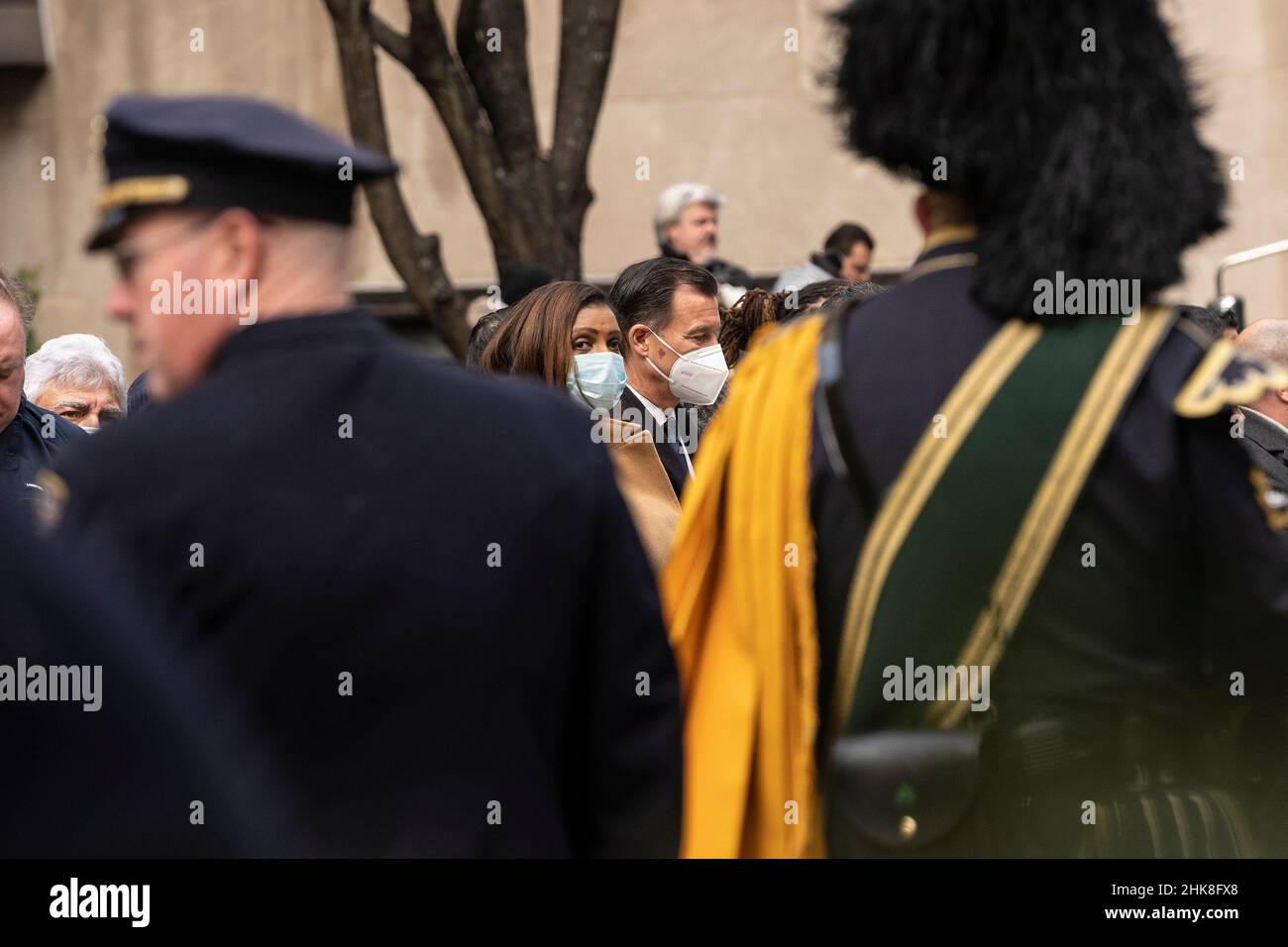 Funeral was held at Saint Patrick's Cathedral for the fallen police ...