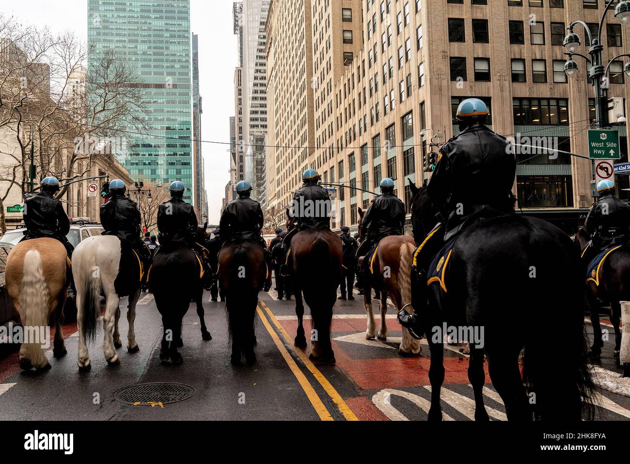 Funeral was held at Saint Patrick's Cathedral for the fallen police ...