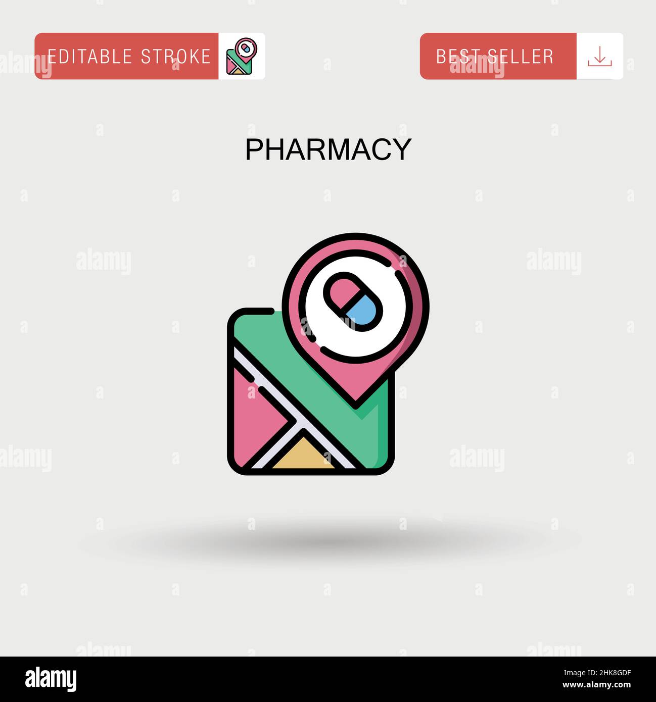 Pharmacy Simple vector icon Stock Vector Image & Art - Alamy