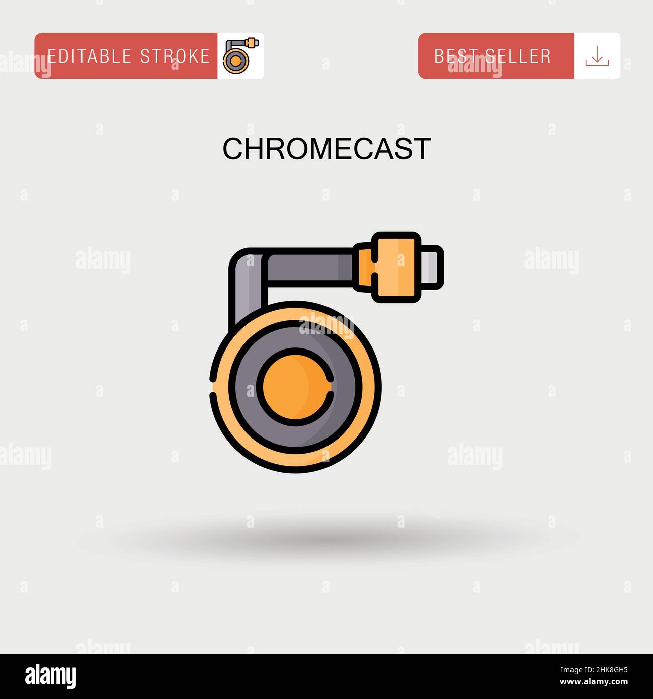Chrome cast chromecast Stock Vector Images - Alamy