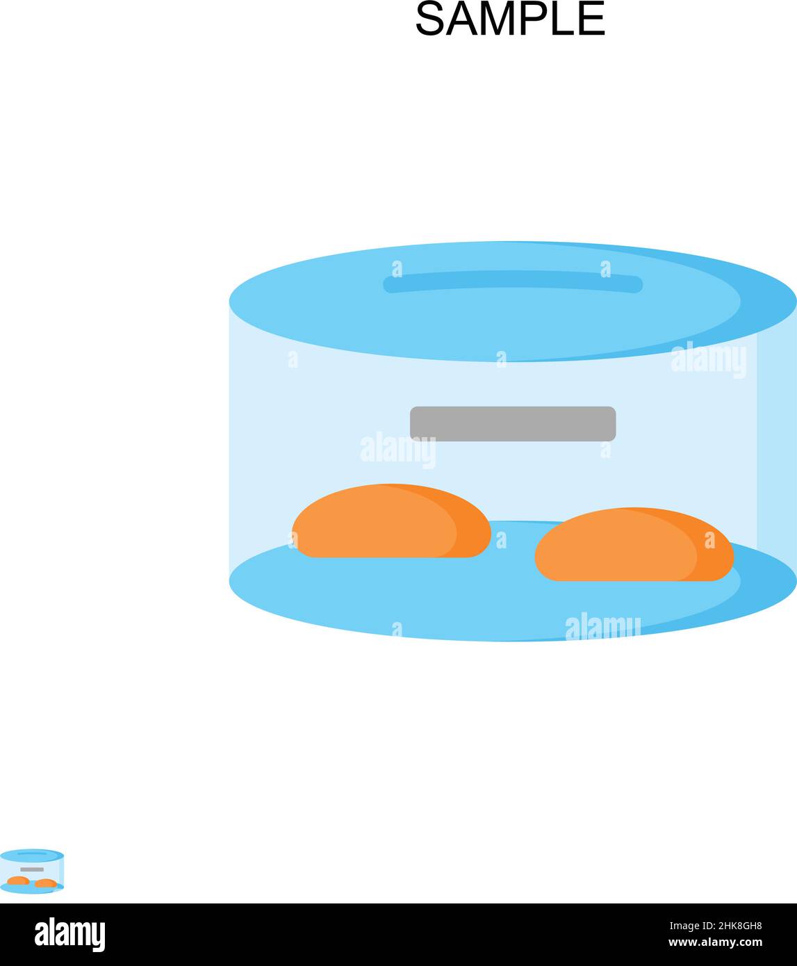 Sample Simple vector icon. Illustration symbol design template for web ...