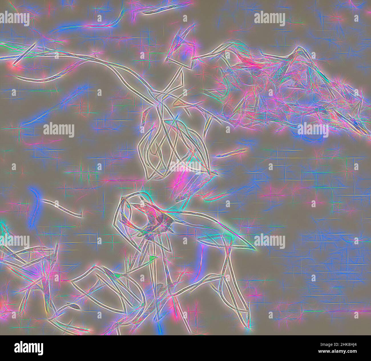 Inspired by Lying and bending figure, Reimagined by Artotop. Classic ...