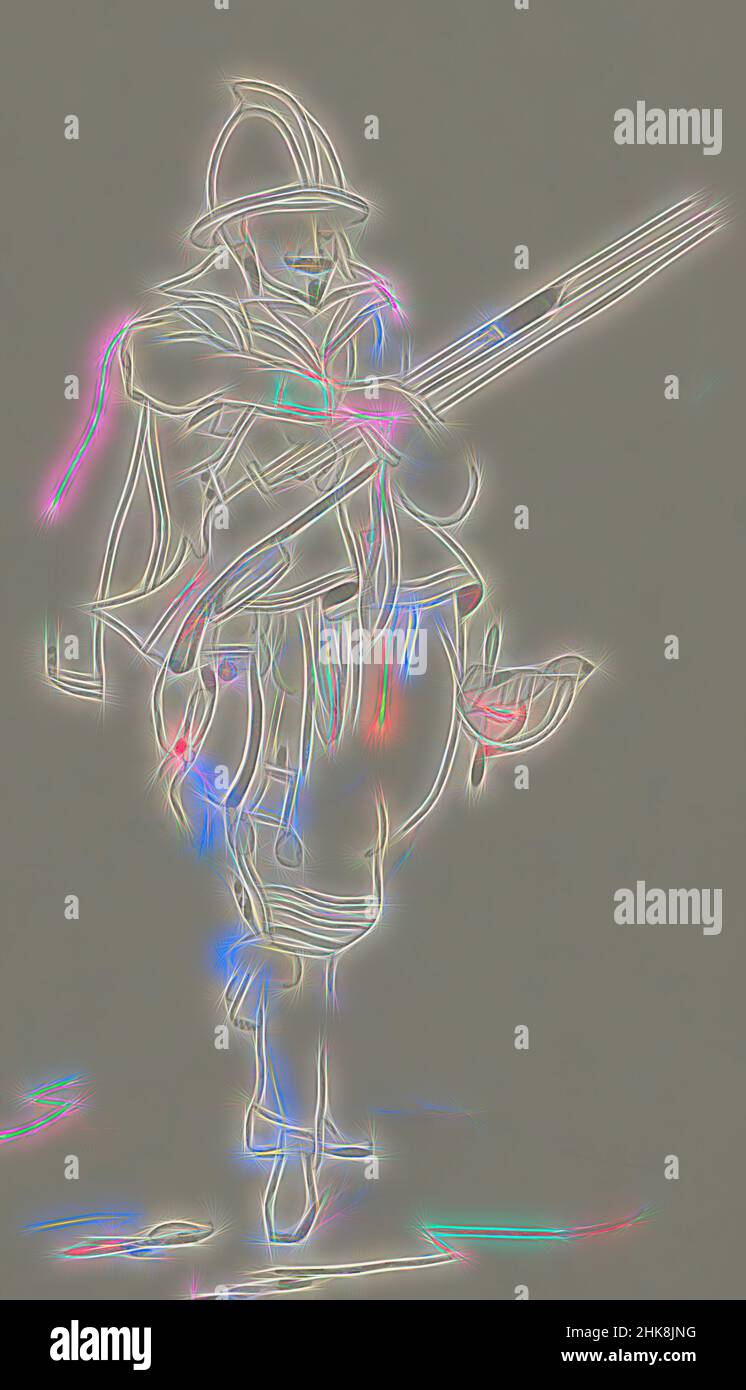 Inspired by soldier with a musket taking his fuse, Reimagined by ...