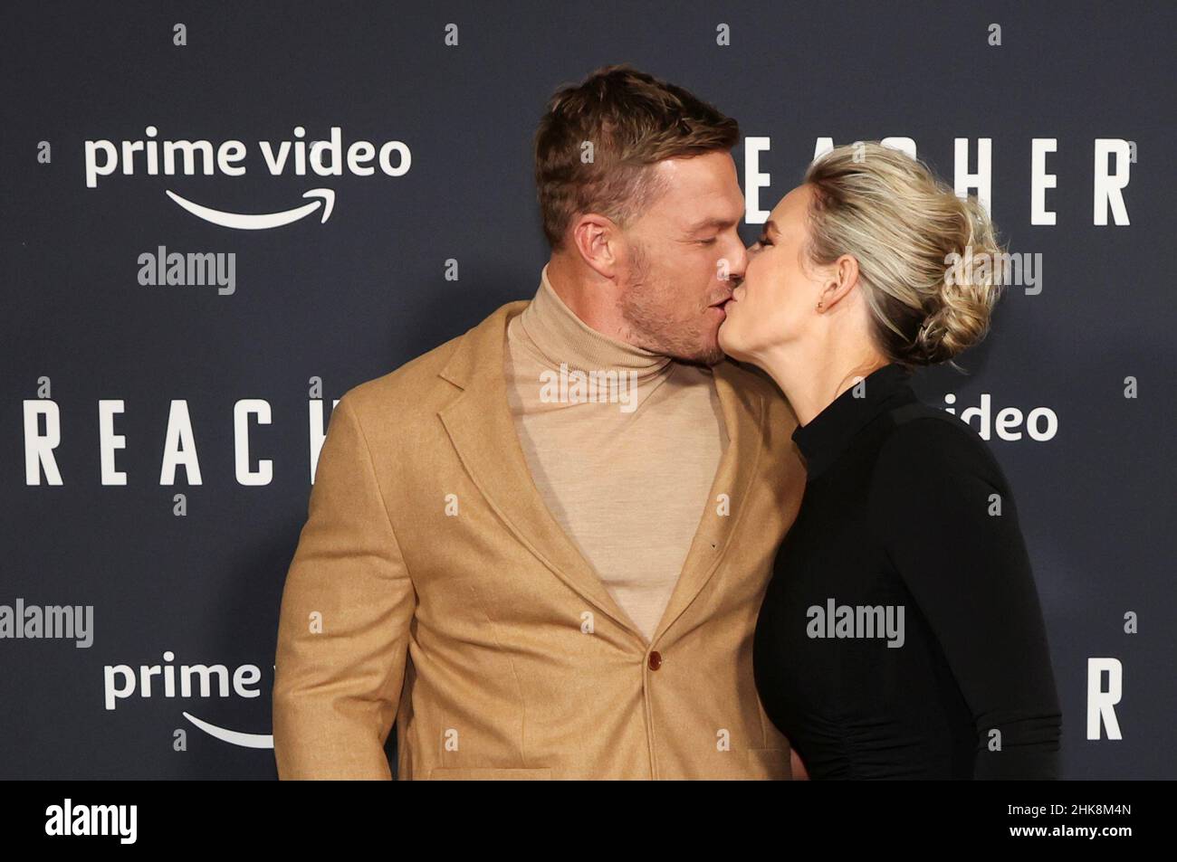 Alan ritchson and catherine ritchson hi-res stock photography and ...