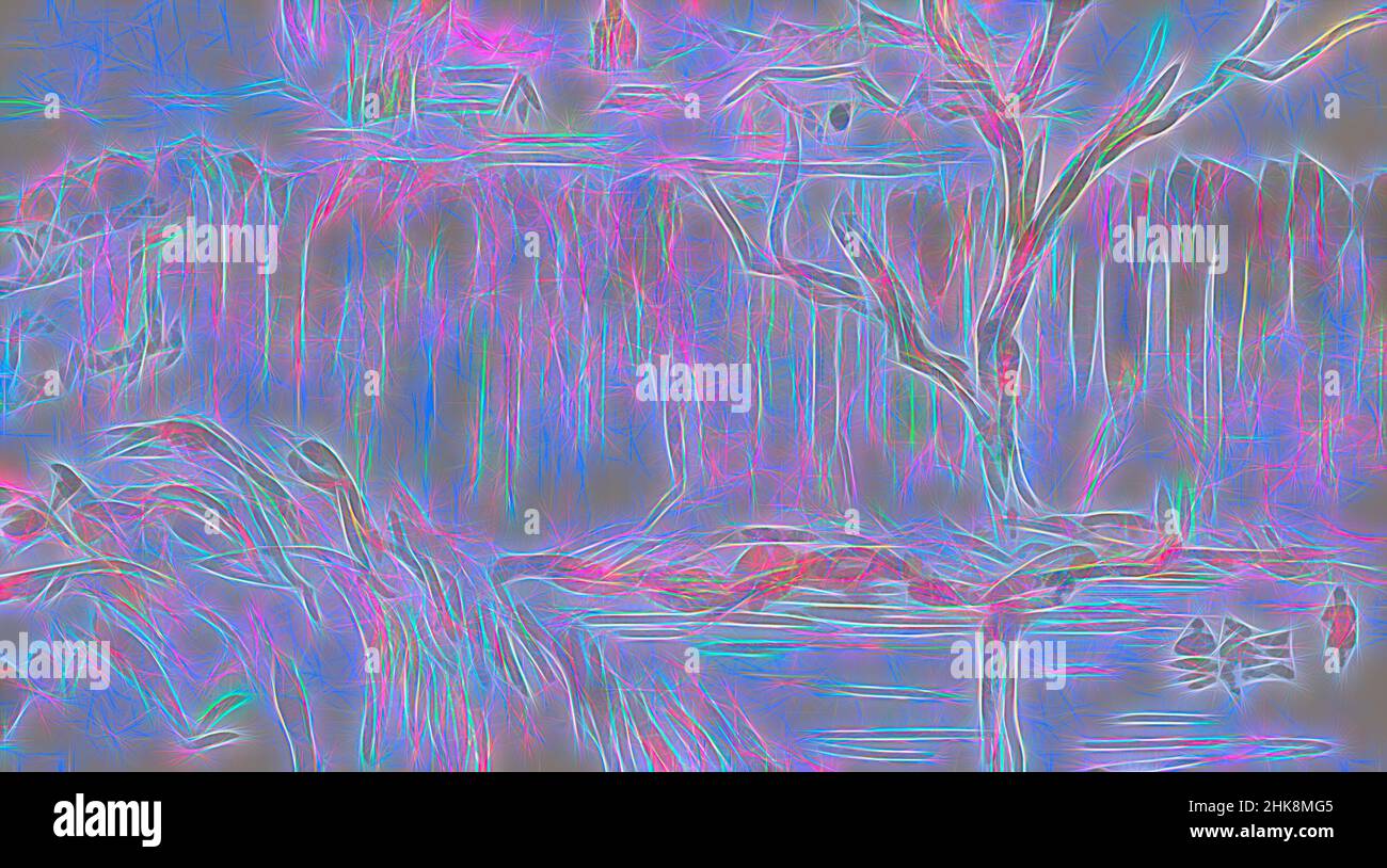 Inspired by View of the dike near Capelle aan den IJssel, Reimagined by ...