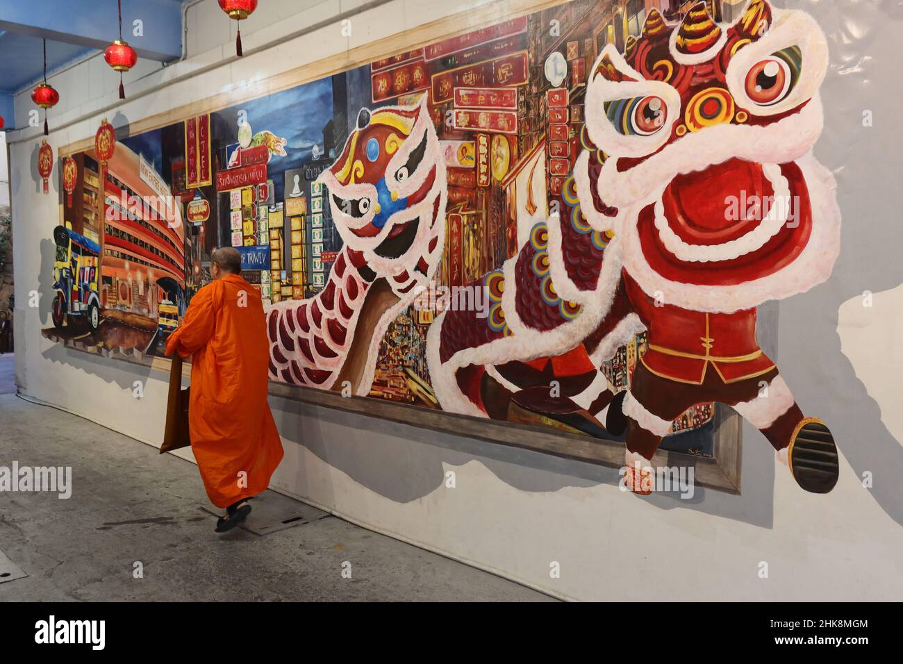 Buddhist mural hi-res stock photography and images - Alamy