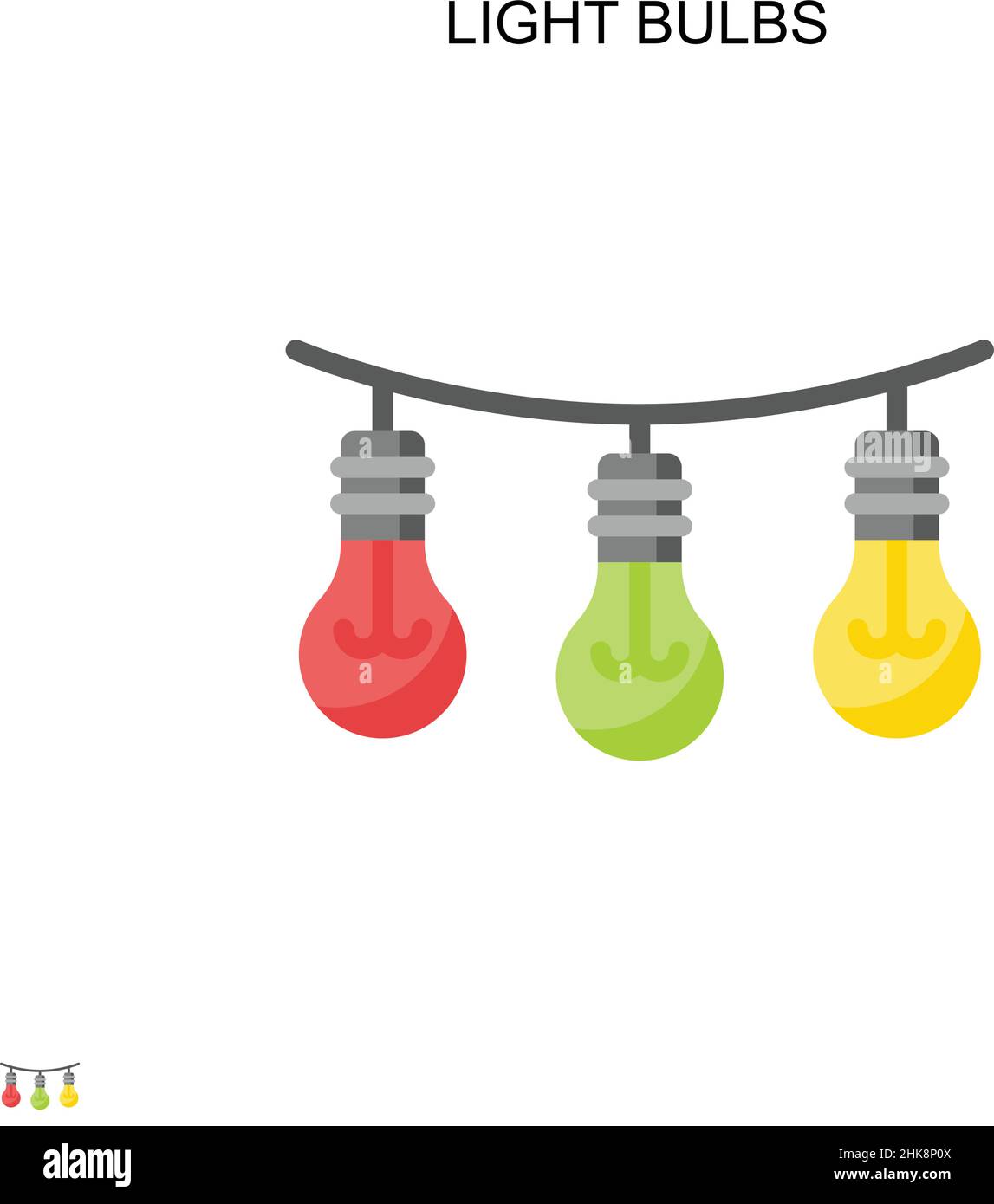 Light bulbs isolated outline drawing hi-res stock photography and ...