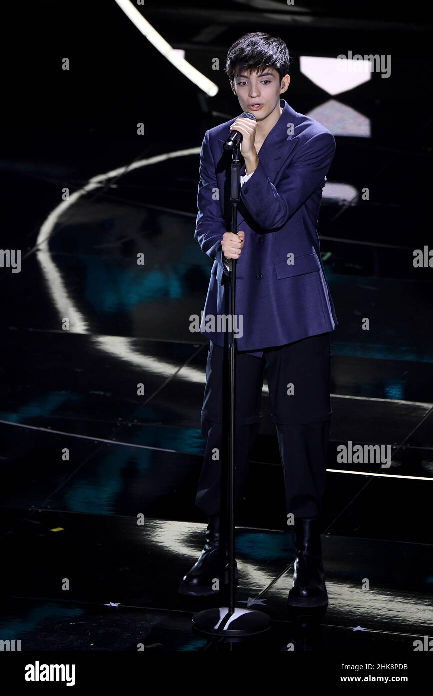 Sanremo, 72nd Italian Song Festival, Second Evening. The singers ...