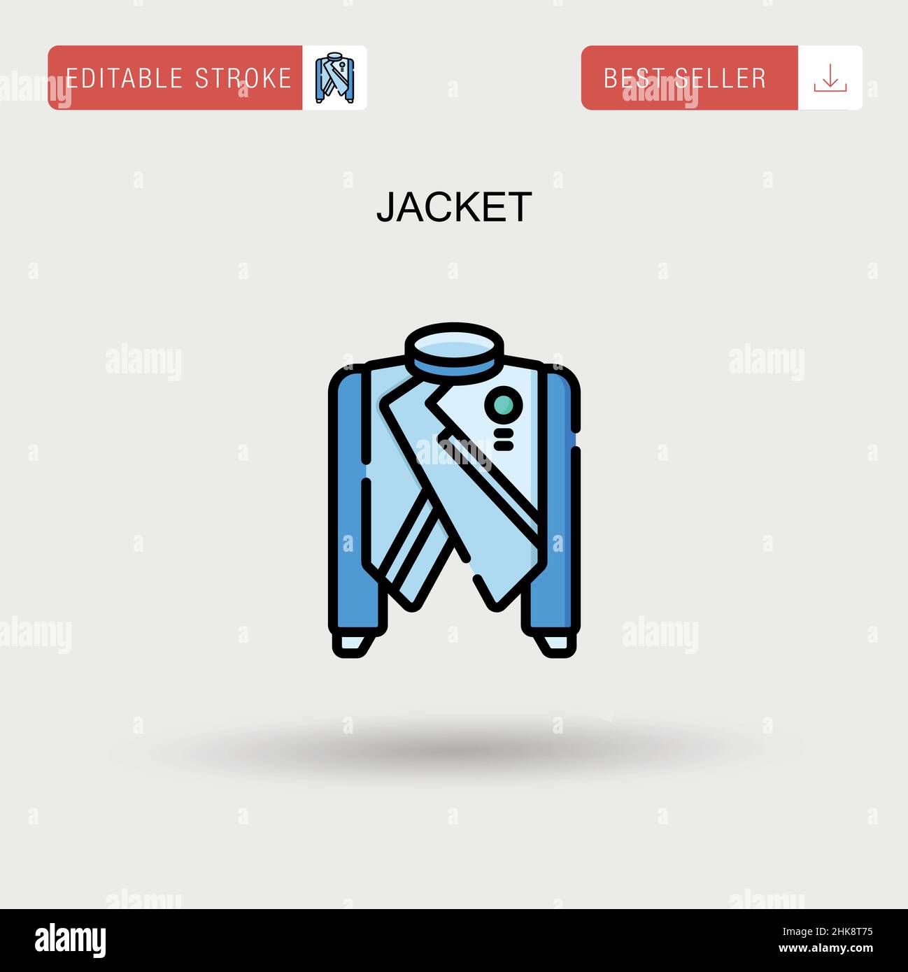 Jeans jacket Stock Vector Images - Alamy