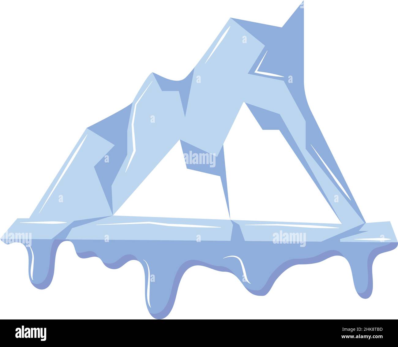 melted iceberg icon Stock Vector Image & Art - Alamy