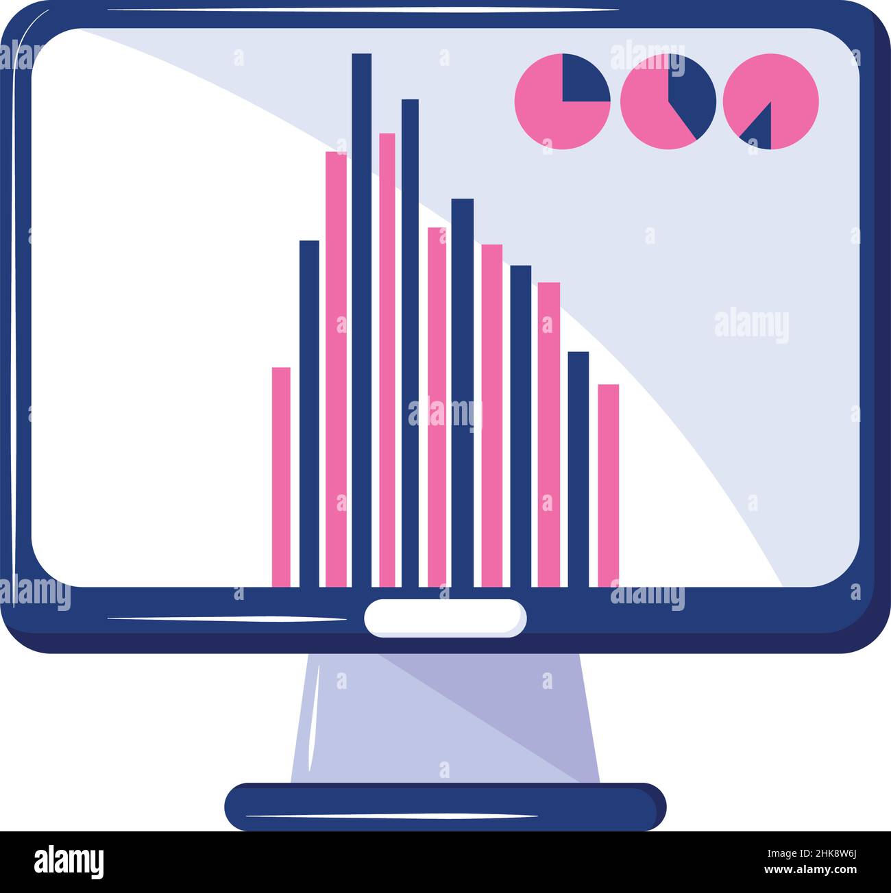 computer chart financial Stock Vector Image & Art - Alamy