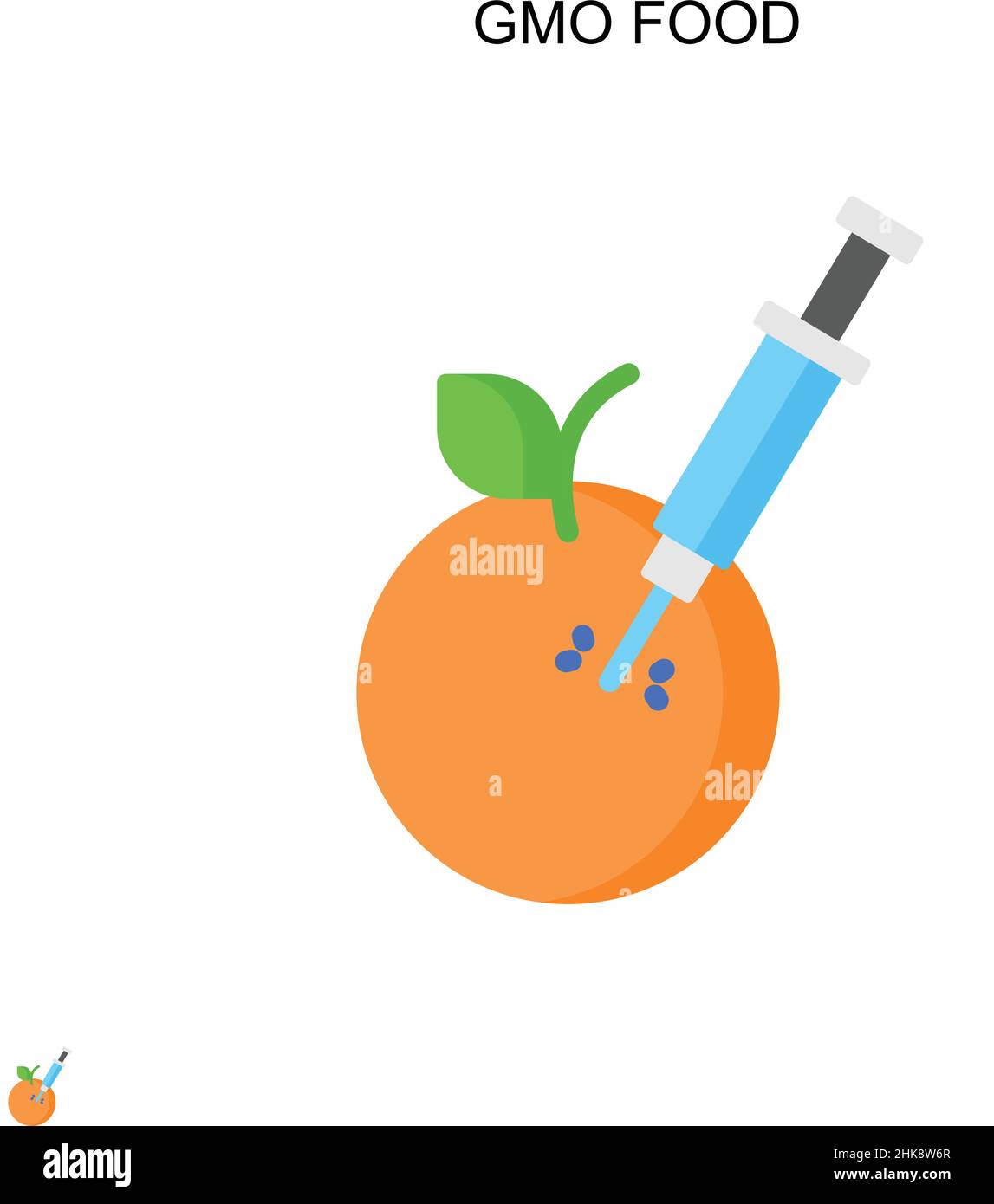 Symbol for genetically modified food hi-res stock photography and ...