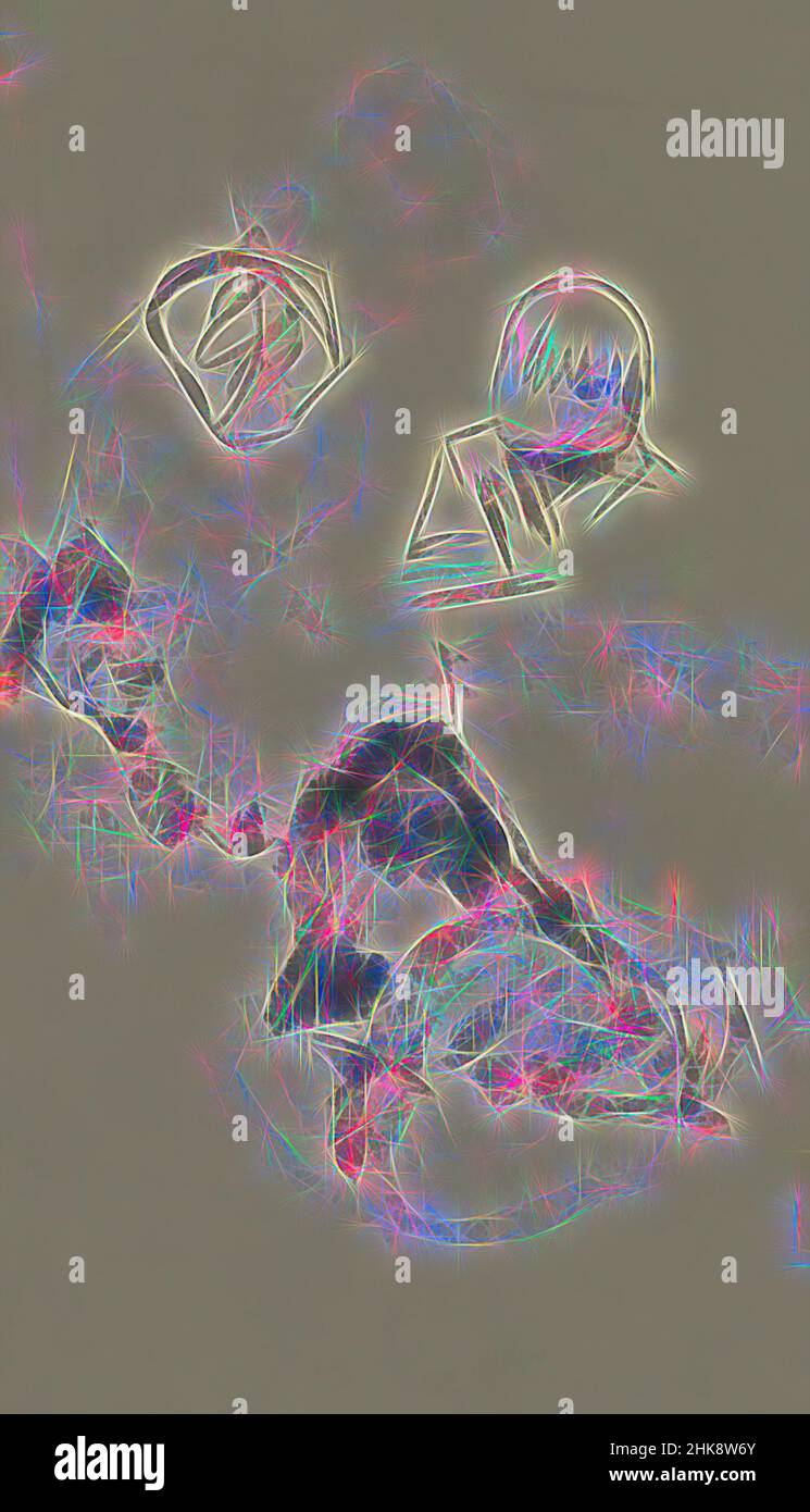 Inspired by Woman with curved head and children's heads. Figure studies ...