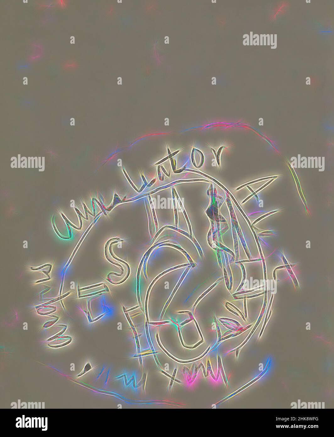 Inspired by Aesculapius leans on his snake rod. He stands next to a ...