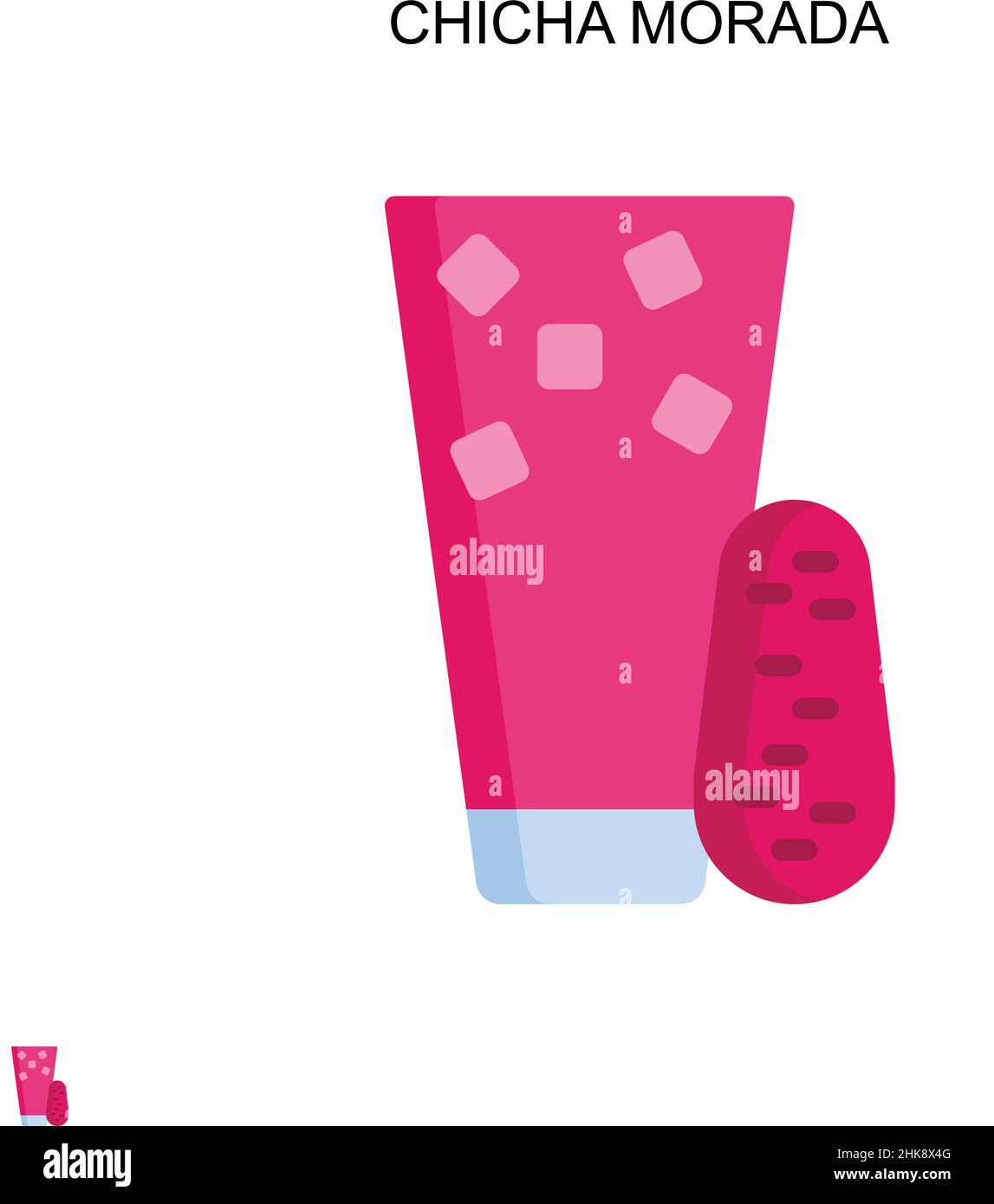 Peru chicha morada Stock Vector Images - Alamy