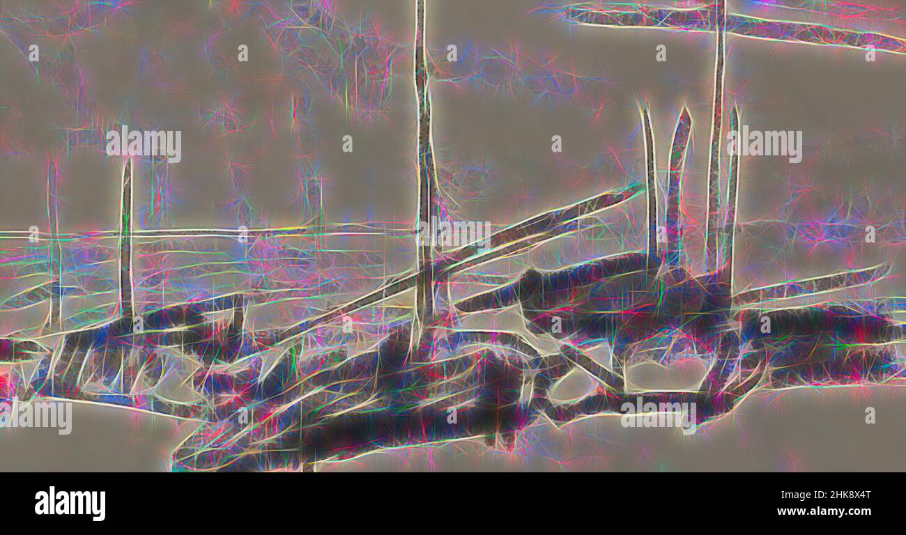 Inspired by Moored ships, Reimagined by Artotop. Classic art reinvented ...