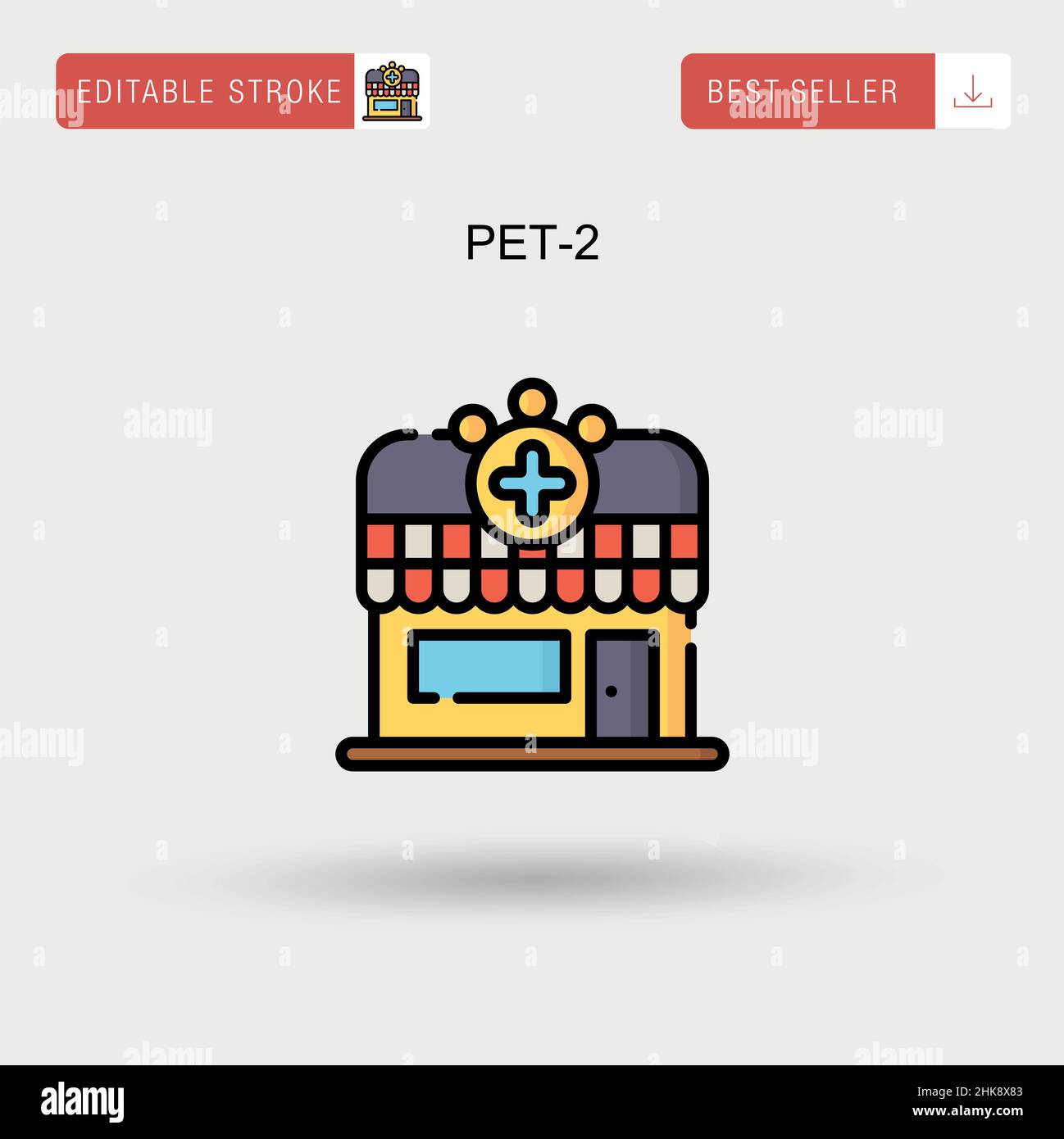 Pet-2 Simple vector icon Stock Vector Image & Art - Alamy