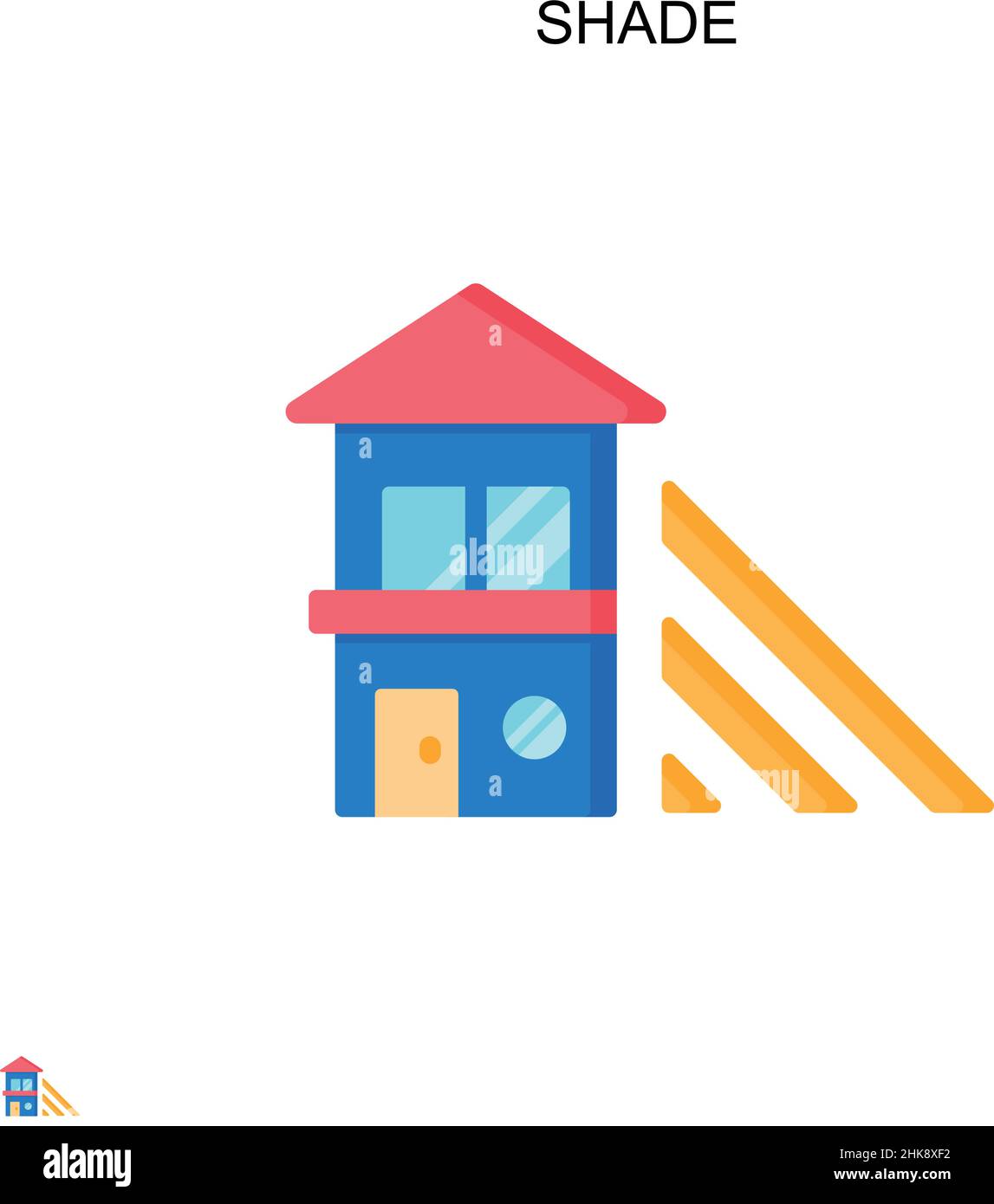 Shade Simple vector icon. Illustration symbol design template for web ...