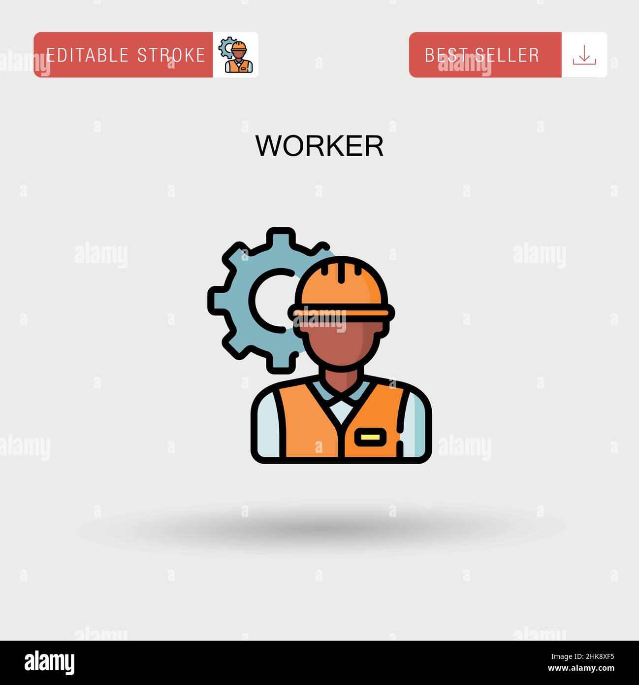 African american factory worker Stock Vector Images - Alamy