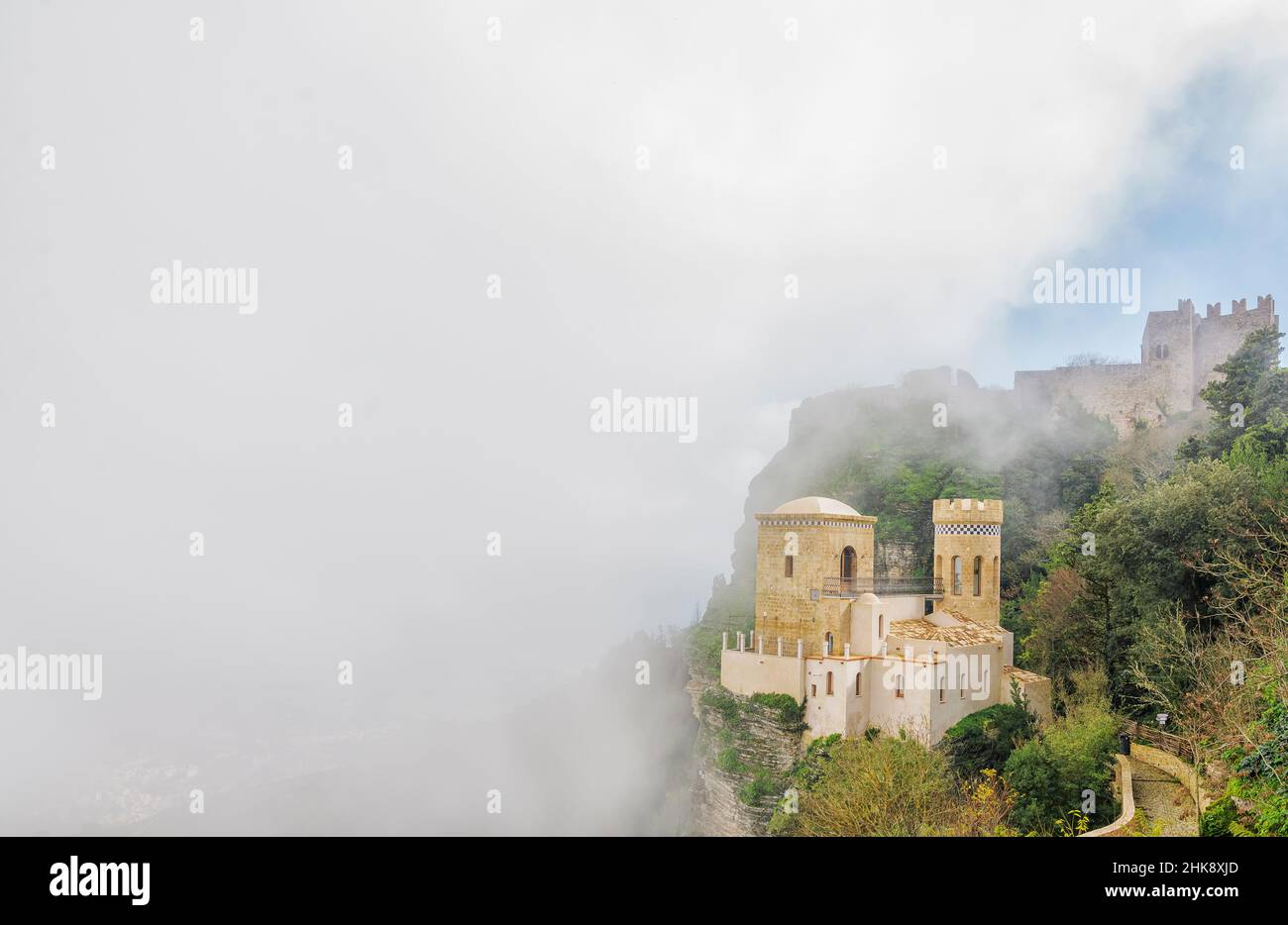 Venus Castle, Erice, Sicily, Italy Stock Photo - Alamy