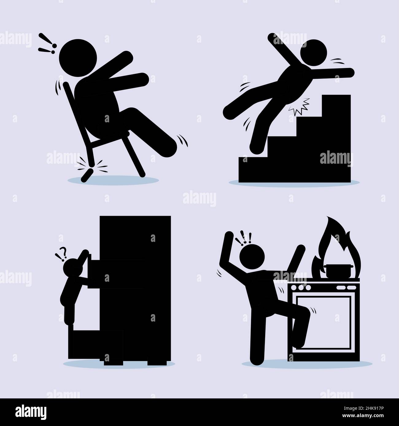 Potential accidents Stock Vector Images - Alamy