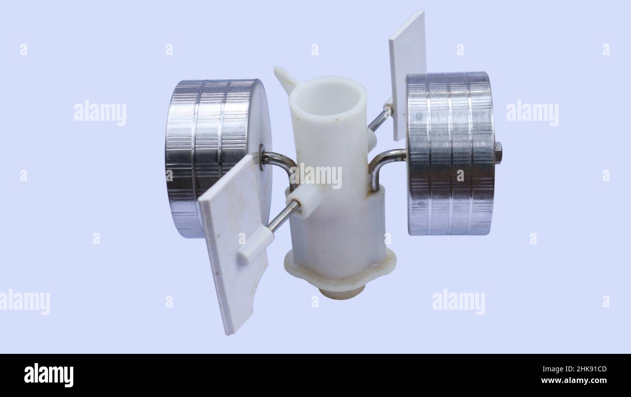 Threshing machine, inside grinder wheel with white background Stock ...