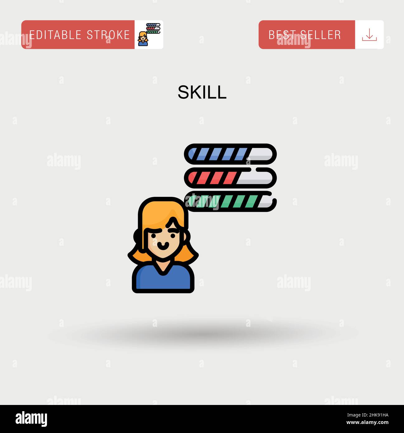 Soft skills icon hi-res stock photography and images - Alamy