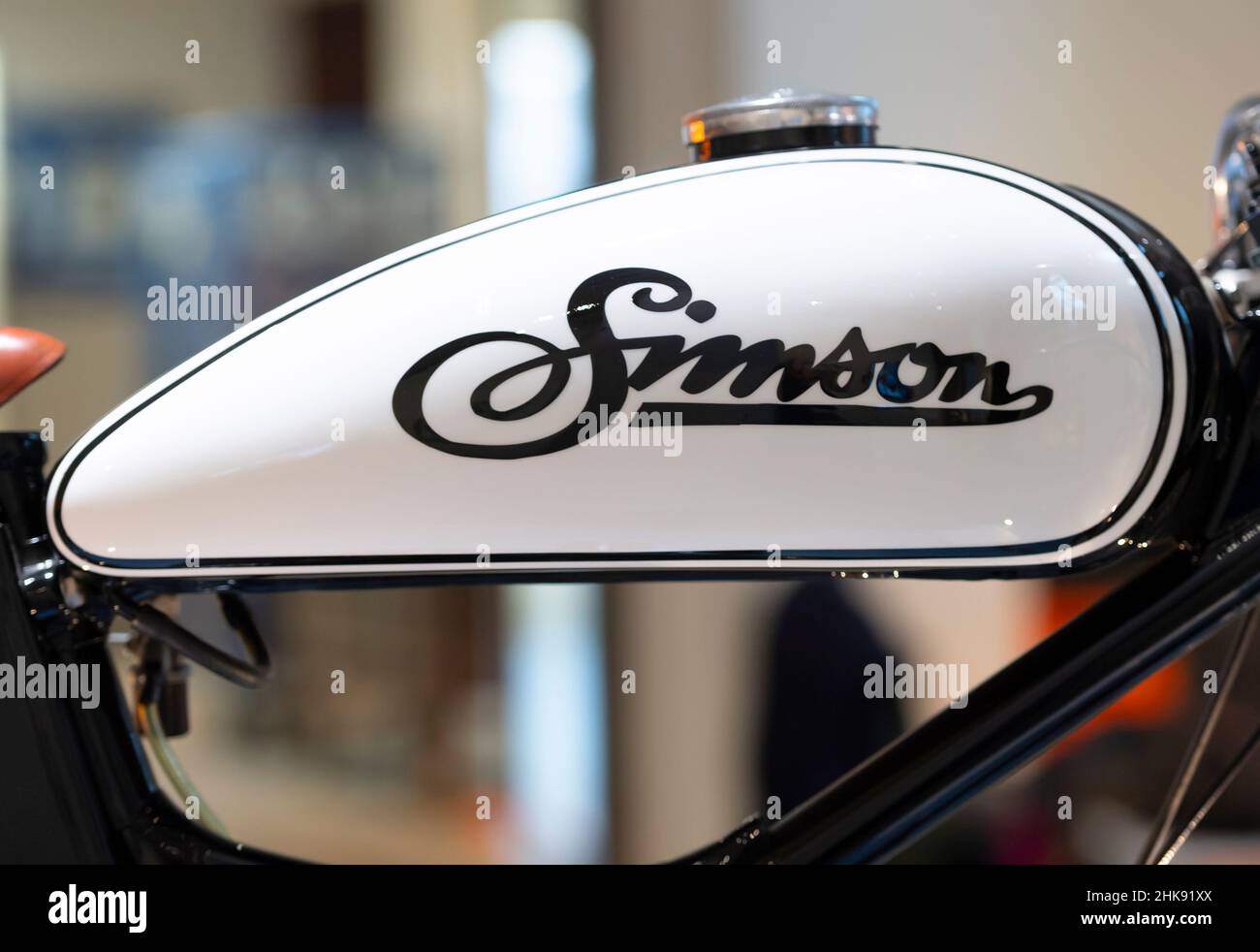 Dresden, Germany. 02nd Feb, 2022. The Signet Simson is on display at ...