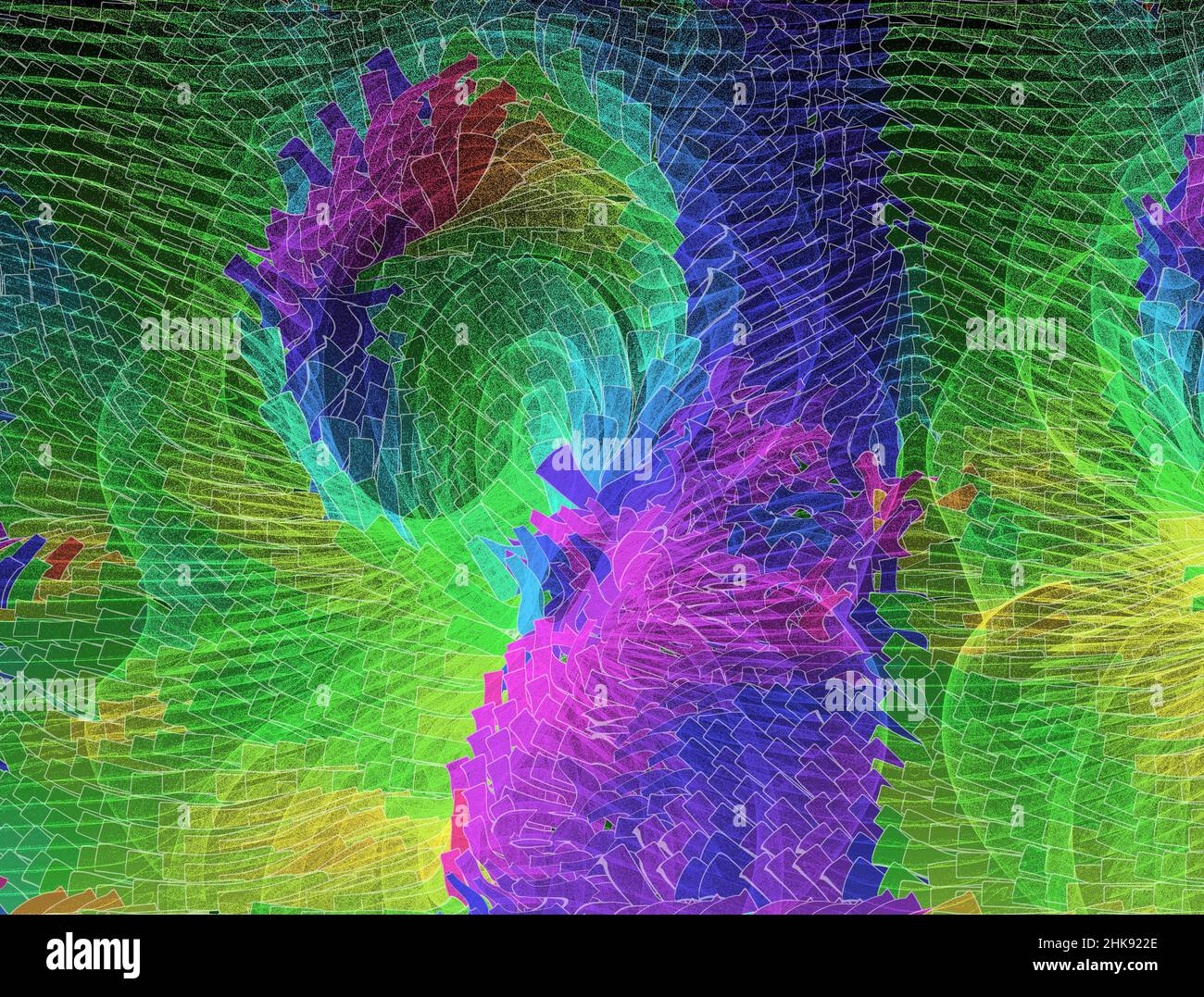 Abstract Flowing light technology Stock Photo - Alamy