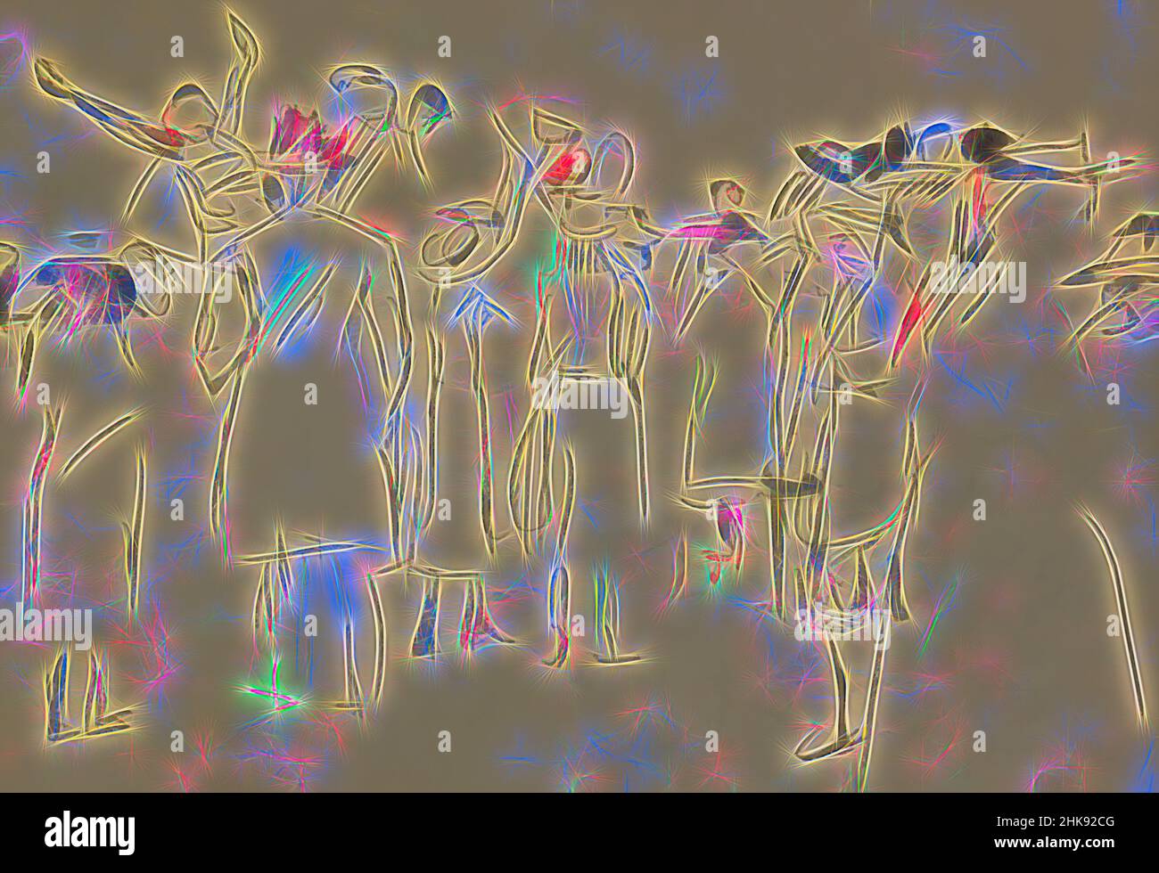 Inspired by Most of them are looking at persons on an elevation. Group ...