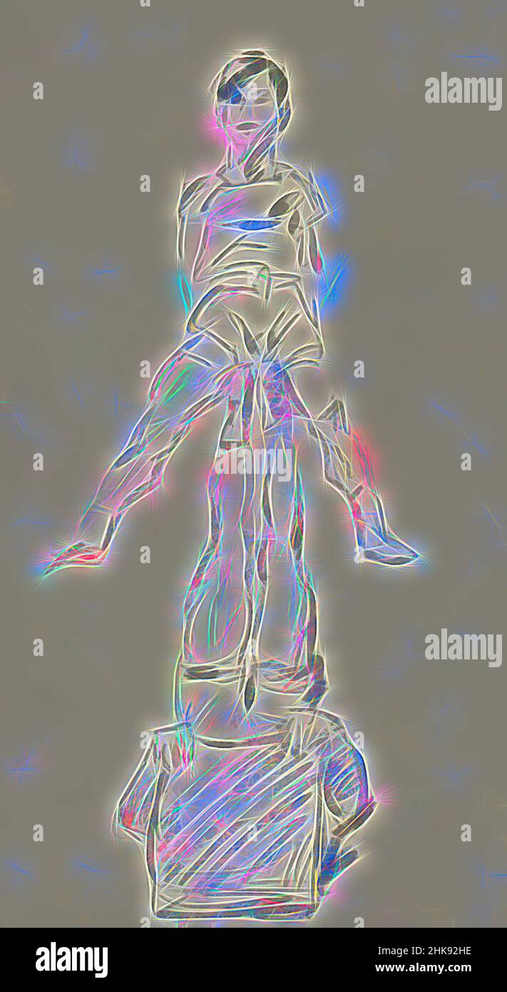 Inspired by An acrobat sits with spread legs on the feet of an acrobat ...