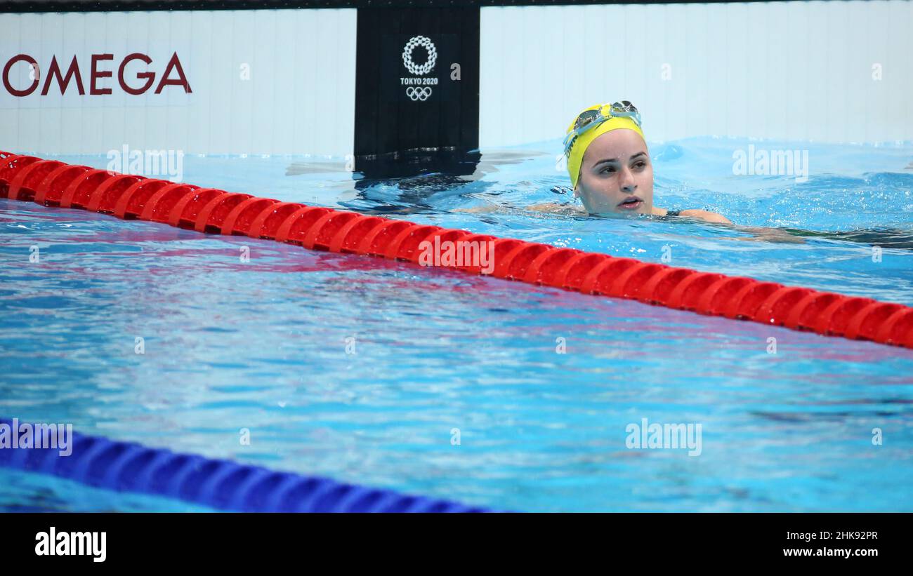 JULY 26th, 2021 - TOKYO, JAPAN: Kaylee McKeown of Australia in action ...