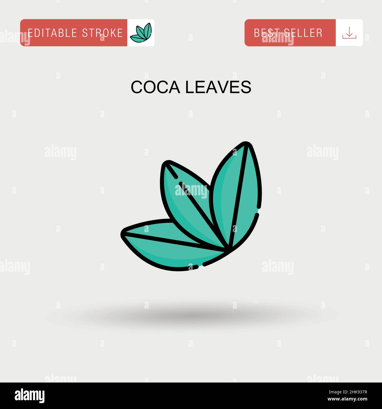 Coca plant Stock Vector Images - Alamy