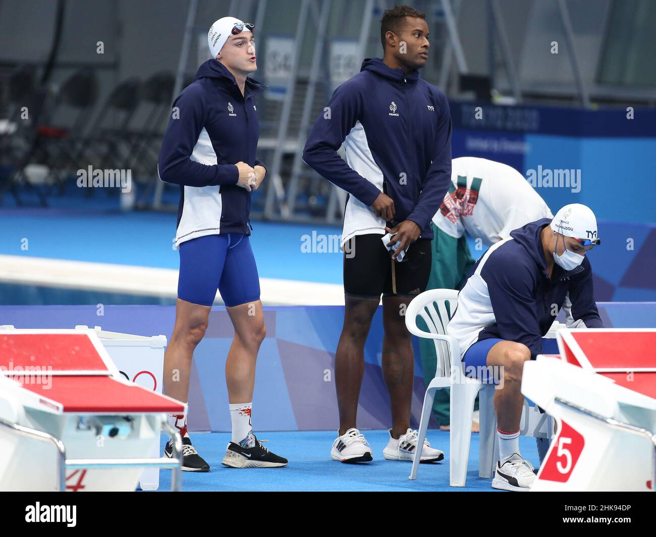 JULY 26th, 2021 - TOKYO, JAPAN: Clement Mignon, Mehdy Metella and ...