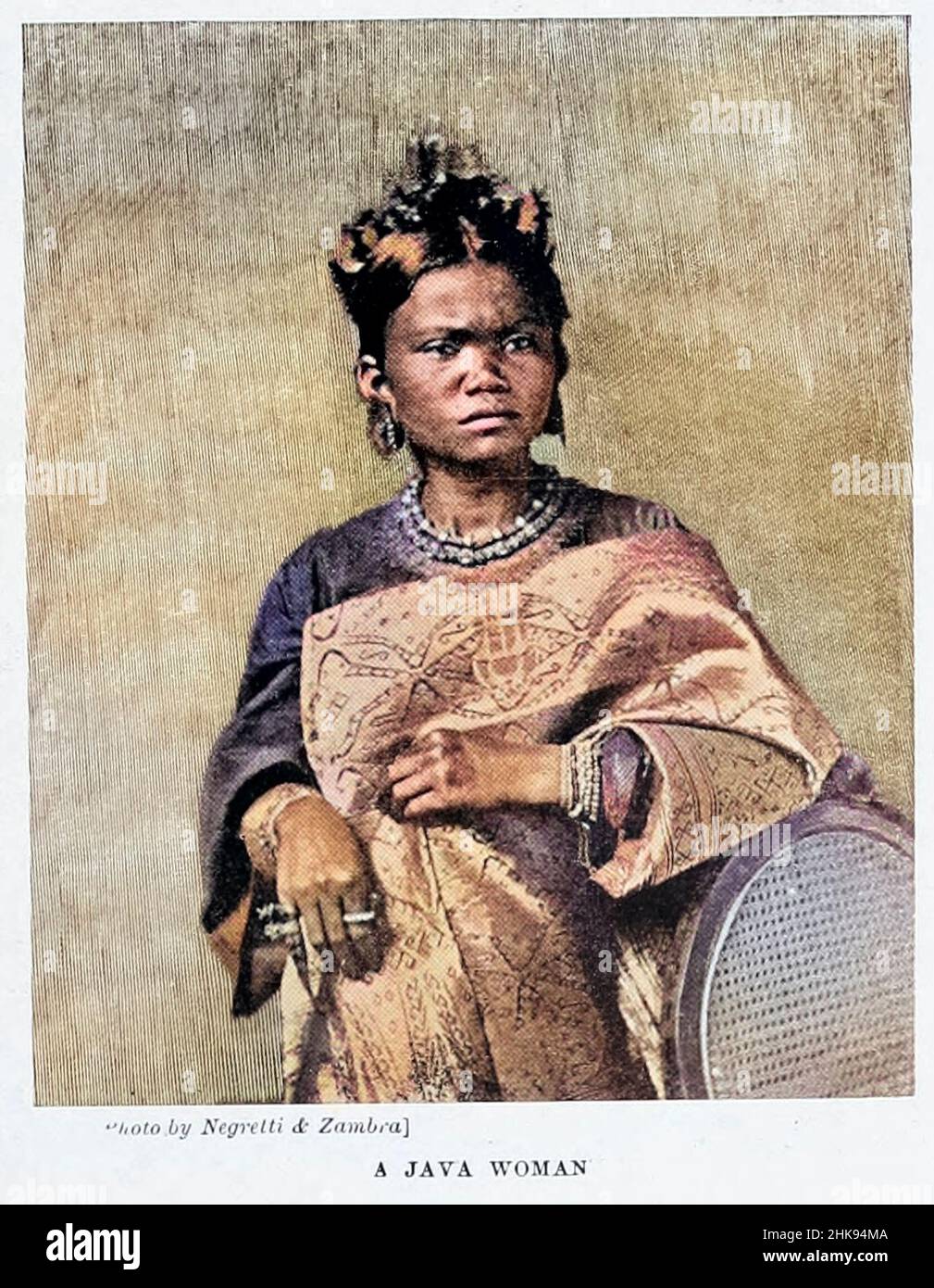 Machine Colorized A Java Woman from the book ' The living races of ...