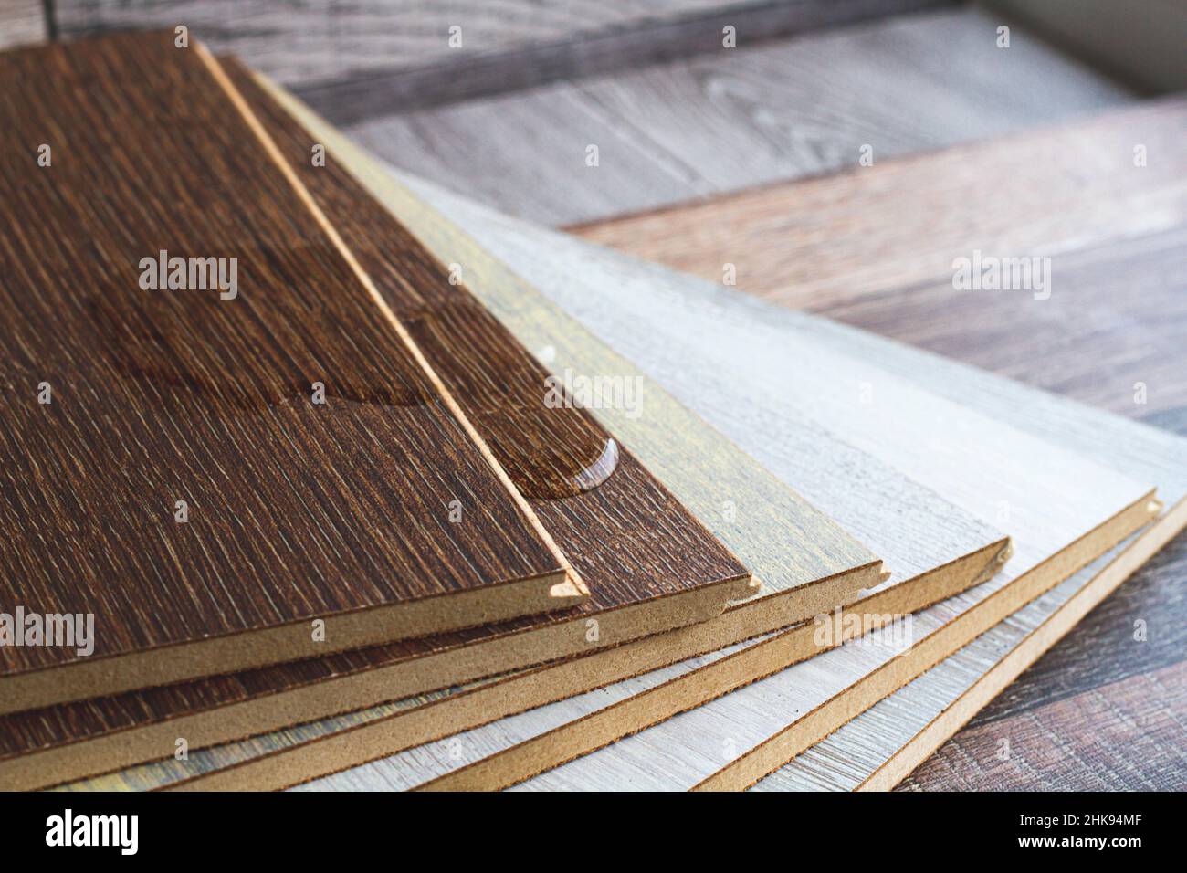 Laminate and water. Waterproof laminate. Wooden floors are impervious ...