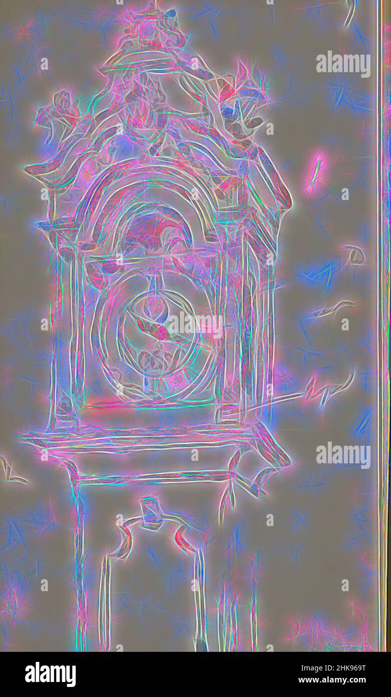 Inspired by Standing clock. from a sketchbook with 44 sheets. Upright ...