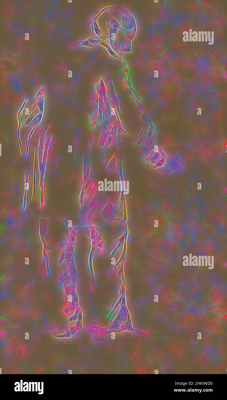 Inspired by Standing man. Drawing Standing man, Reimagined by Artotop ...