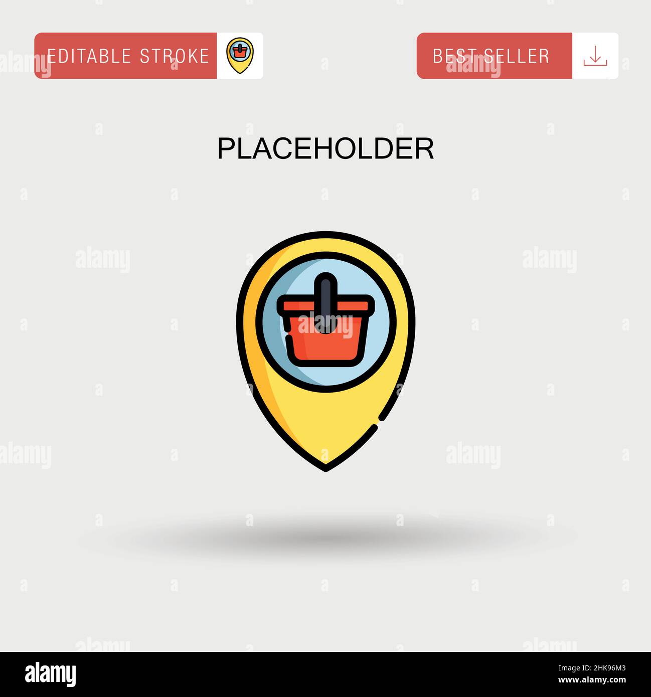Placeholder Simple vector icon Stock Vector Image & Art - Alamy