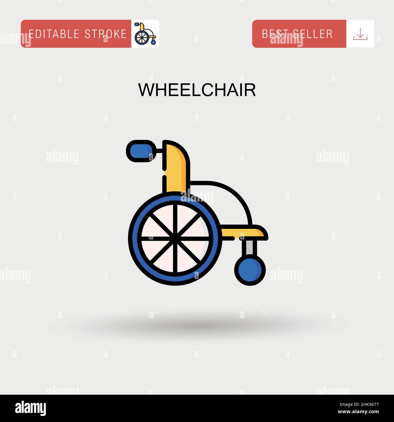 Disabled worker office Stock Vector Images - Alamy