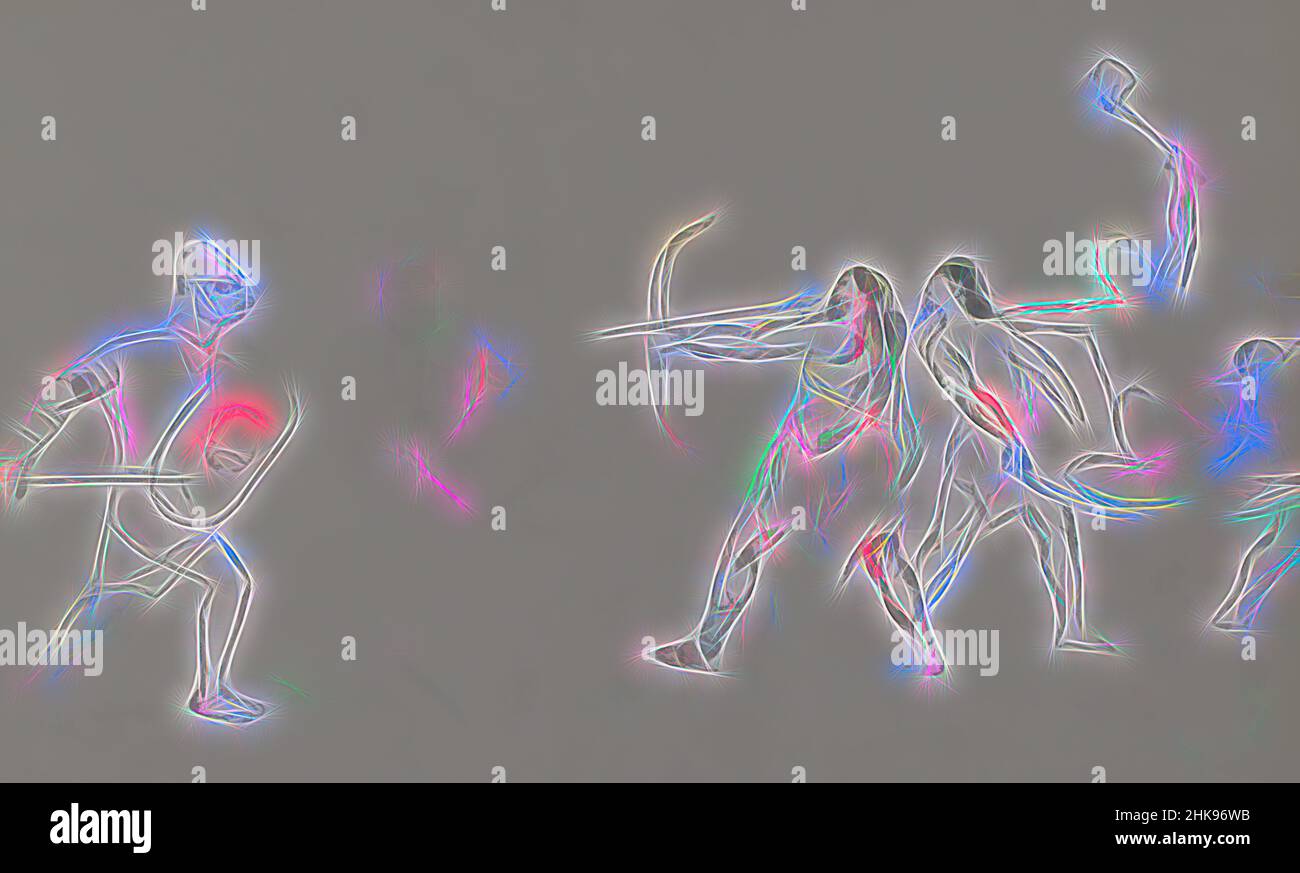 Inspired by Two men may be carrying a wounded man away. Fight between a ...