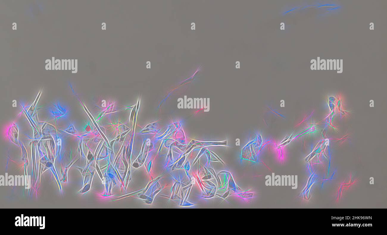 Inspired by Fighting soldiers with different weapons, Reimagined by ...