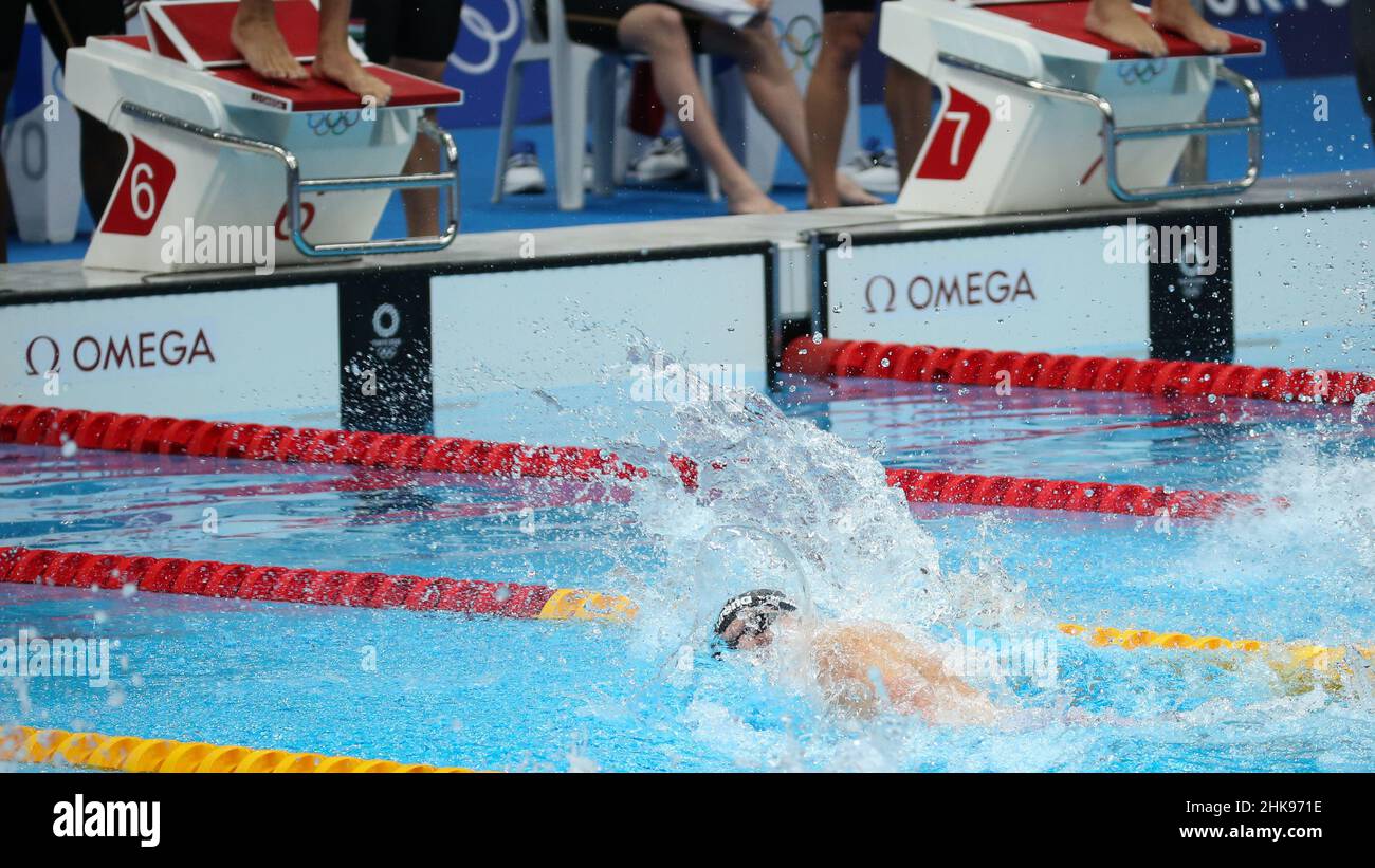 JULY 26th, 2021 - TOKYO, JAPAN: Caeleb Dressel of the USA in action ...