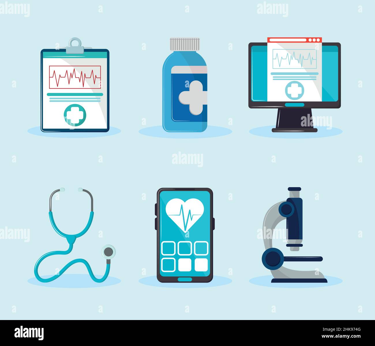 medical service icons Stock Vector Image & Art - Alamy
