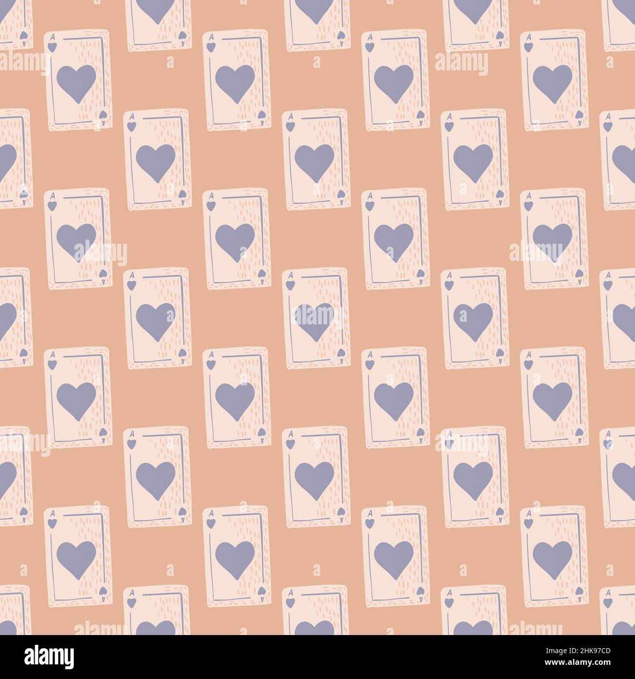 Game cards seamless pattern. Design gambling. Repeated texture in ...