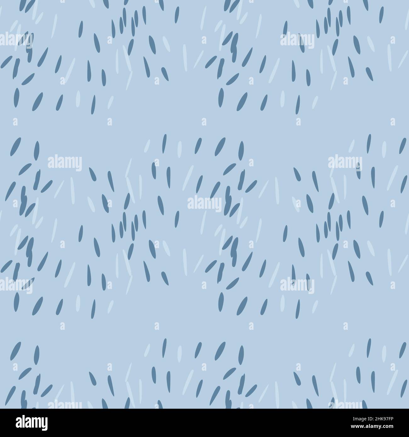 Doodle dashes seamless pattern with hand drawn. Modern abstract ...