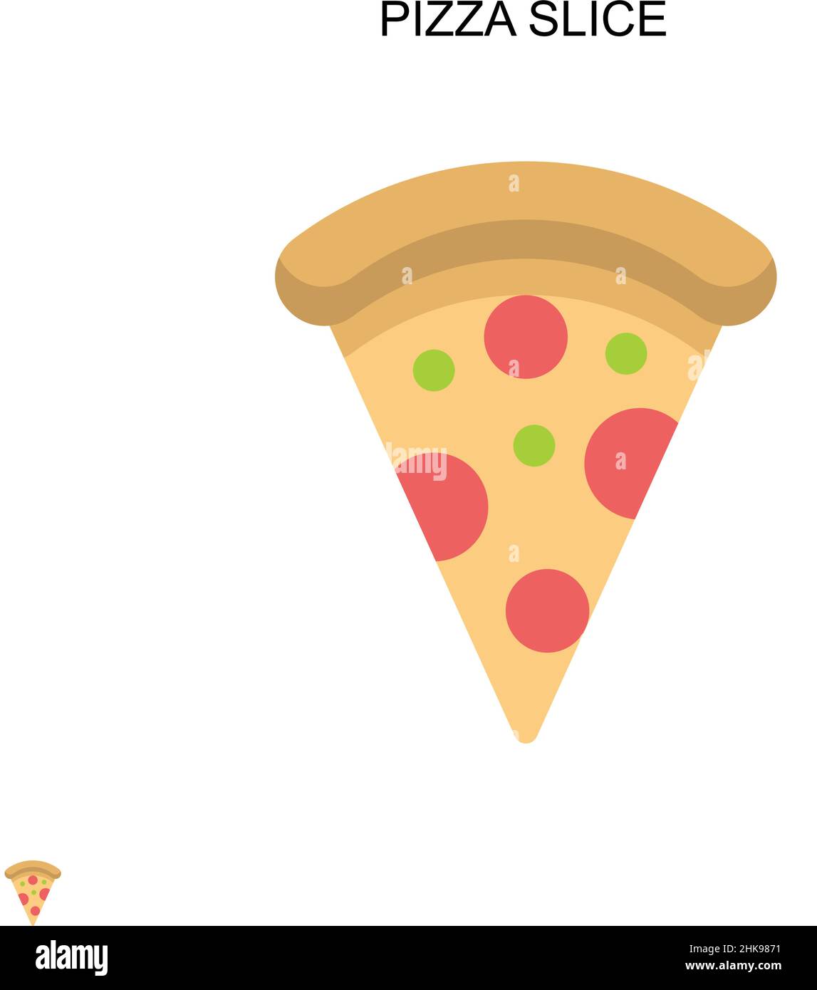 Black white illustration pizza slice Cut Out Stock Images & Pictures ...