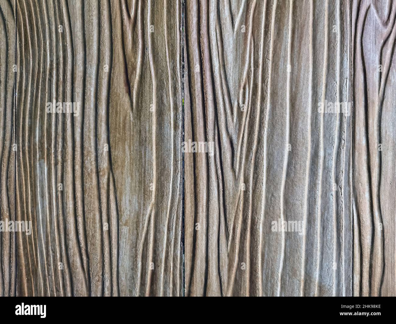 Old brown shera wood panels are patterned like real wood used in the ...